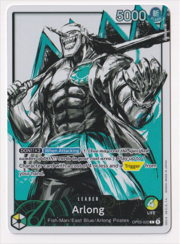 Arlong (ALTERNATE ART) : OP03-022 PILLARS OF STRENGTH - One Piece ...