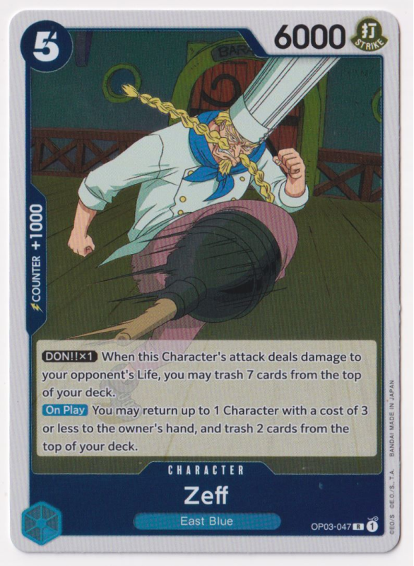 Zeff : OP03-047 PILLARS OF STRENGTH - One Piece Single Card