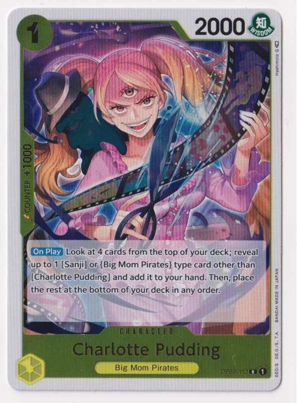 Charlotte Pudding : OP03-112 PILLARS OF STRENGTH - One Piece Single Card