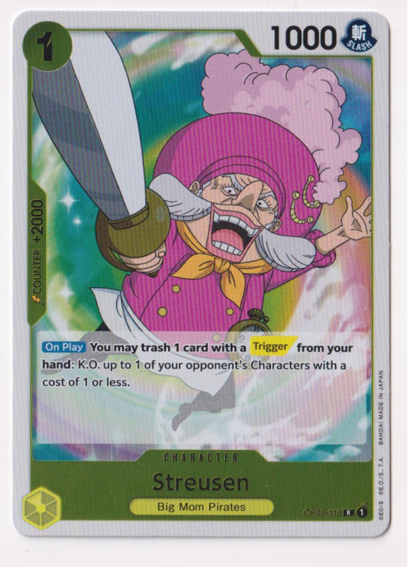 Streusen : OP03-115 PILLARS OF STRENGTH - One Piece Single Card