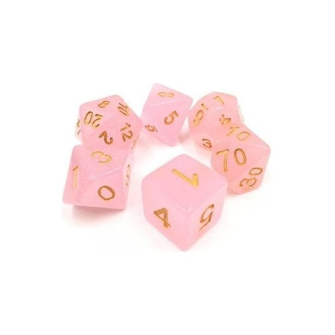 Legend Dice Dice Set : 16mm Glitter Pale Pink | Chaos Cards