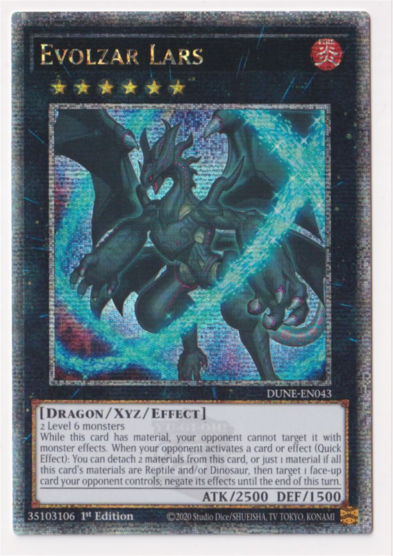Evolzar Lars (Quarter Century Secret Rare) : DUNE-EN043 - Yu-Gi-Oh ...