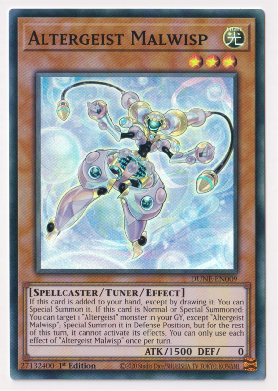 Altergeist Malwisp (Super Rare) : DUNE-EN009 - Yu-Gi-Oh! Single Card