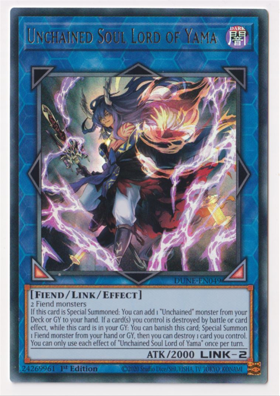 Unchained Soul Lord of Yama (Ultra Rare) : DUNE-EN049 - Yu-Gi-Oh ...