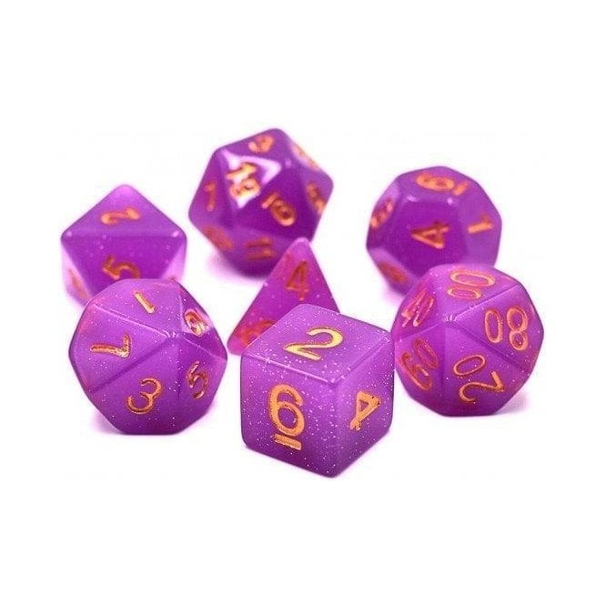 Legend Dice Dice Set : 16mm Glitter Magenta | Chaos Cards