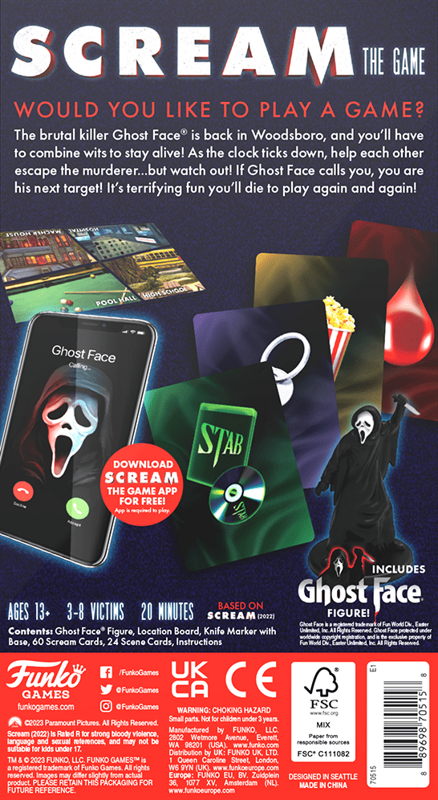 Scream The Game | Chaos Cards