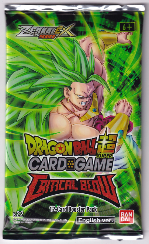 DragonBall Super Card Game: Zenkai Series 05 Critical Blow (B22) Booster Pack (12 Cards)