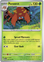 Parasect : SCARLET AND VIOLET 151 47/165 - Pokemon Single Card