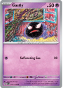 Gastly : SCARLET AND VIOLET 151 92/165 - Pokemon Single Card