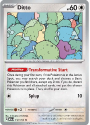 Ditto : SCARLET AND VIOLET 151 132/165 - Pokemon Single Card