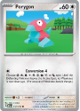 Porygon : SCARLET AND VIOLET 151 137/165 - Pokemon Single Card