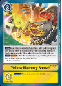 Yellow Memory Boost! : P-037 RESURGENCE BOOSTER - Digimon Card Game ...
