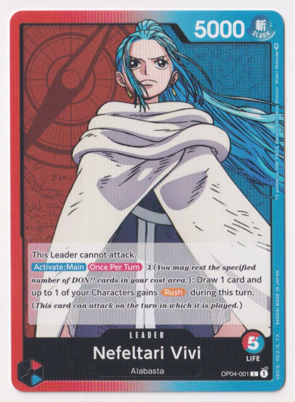 Nefeltari Vivi : OP04-001 KINGDOMS OF INTRIGUE - One Piece Single Card