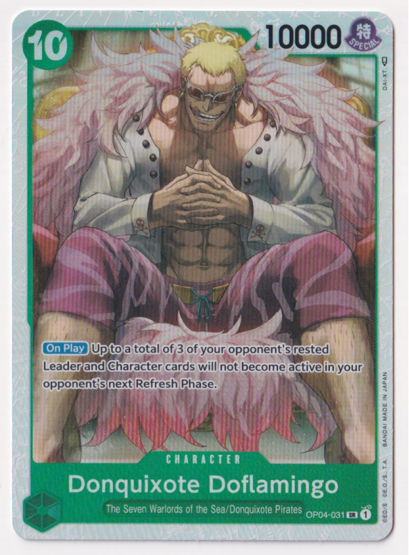Donquixote Doflamingo : OP04-031 KINGDOMS OF INTRIGUE - One Piece Single Card