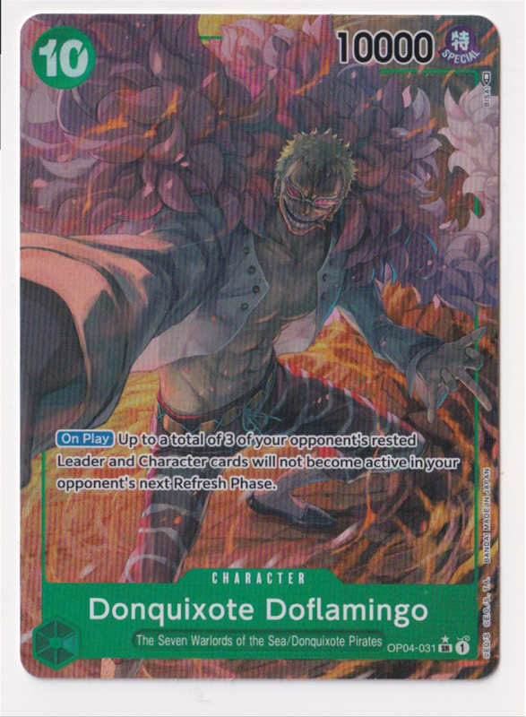 Donquixote Doflamingo (ALTERNATE ART) : OP04-031 KINGDOMS OF INTRIGUE - One Piece Single Card