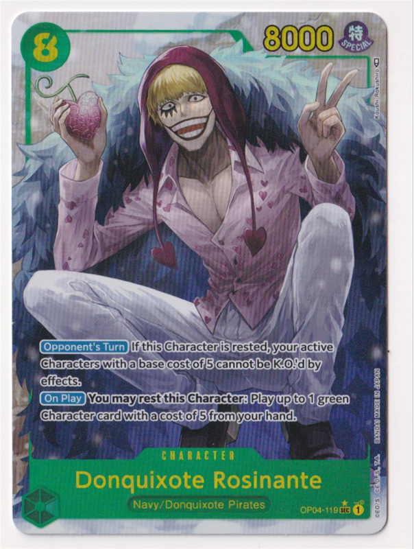 Donquixote Rosinante (ALTERNATE ART) : OP04-119 KINGDOMS OF INTRIGUE - One Piece Single Card