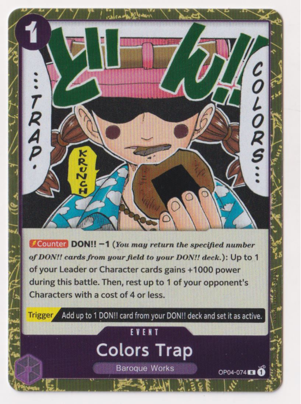 Colors Trap : OP04-074 KINGDOMS OF INTRIGUE - One Piece Single Card