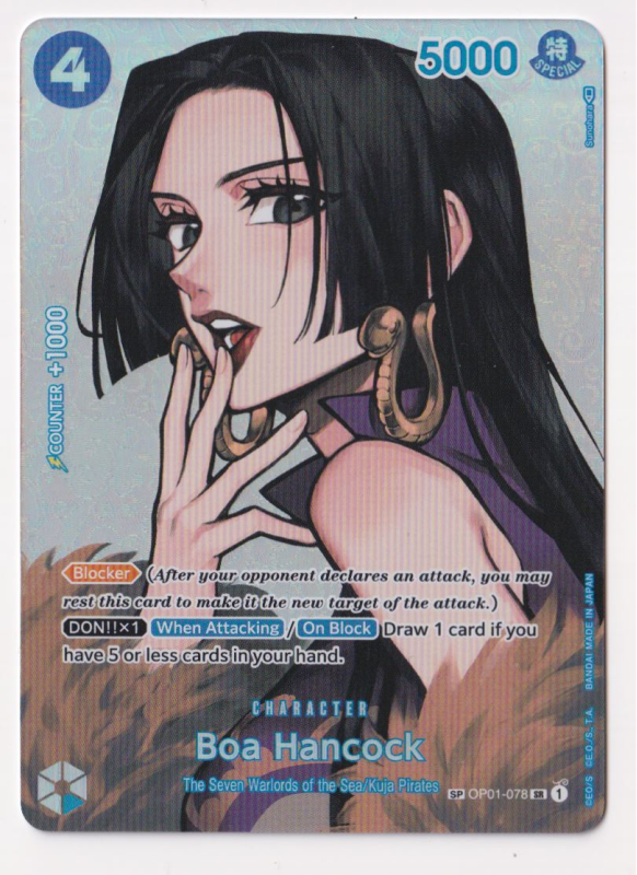 Boa Hancock: OP01-078 KINGDOMS OF INTRIGUE - One Piece Single Card