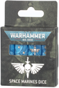 Warhammer 40K : Space Marines Dice Set | Chaos Cards