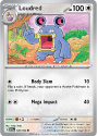 Loudred : SCARLET AND VIOLET - PARADOX RIFT 149/182 - Pokemon Single Card