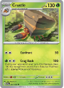 Crustle : SCARLET AND VIOLET - PARADOX RIFT 07/182 - Pokemon Single Card