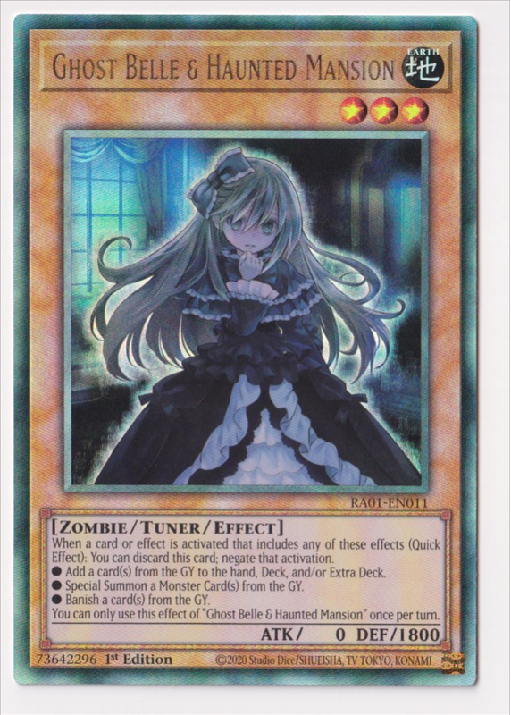 Ghost Belle & Haunted Mansion (Ultimate Rare) : RA01-EN011 - Yu-Gi-Oh ...