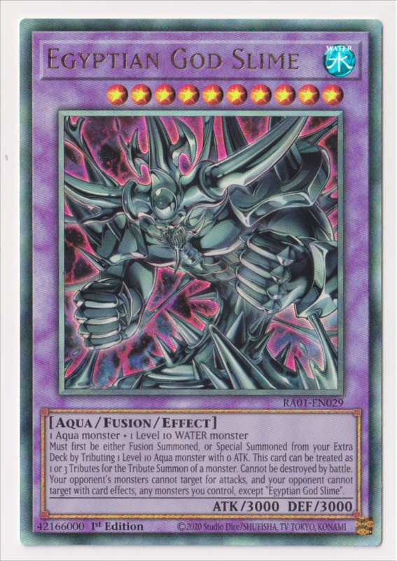 Egyptian God Slime (Ultimate Rare) : RA01-EN029 - Yu-Gi-Oh! Single Card