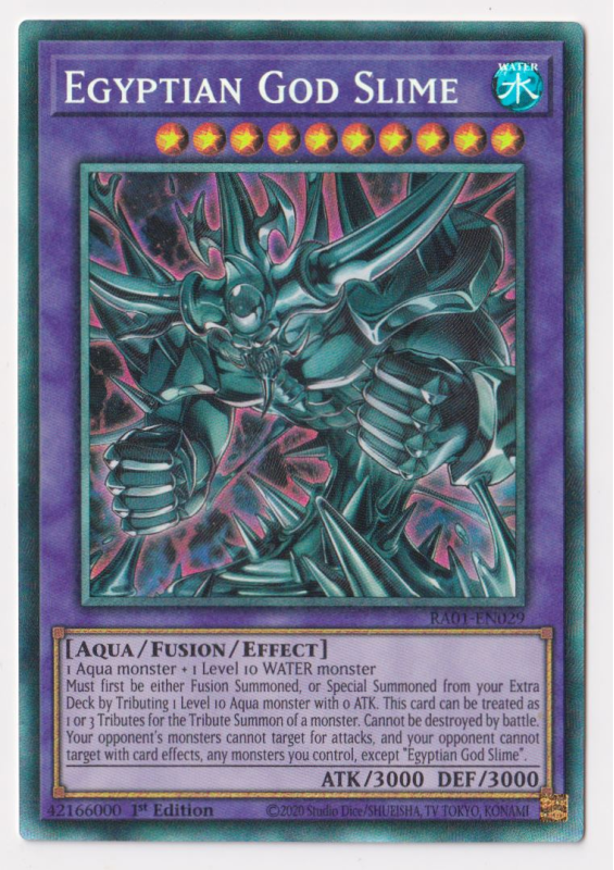 Egyptian God Slime (Collector's Rare ) : RA01-EN029 - Yu-Gi-Oh! Single Card