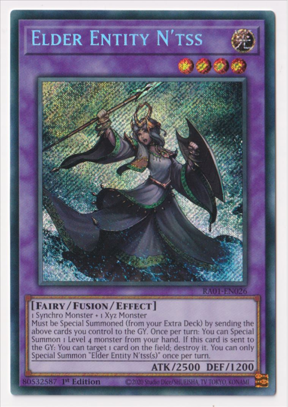 Elder Entity N'tss (Secret Rare) : RA01-EN026 - Yu-Gi-Oh! Single Card