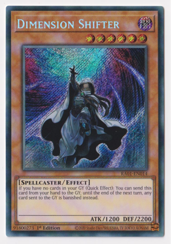 Dimension Shifter (Secret Rare) : RA01-EN014 - Yu-Gi-Oh! Single Card