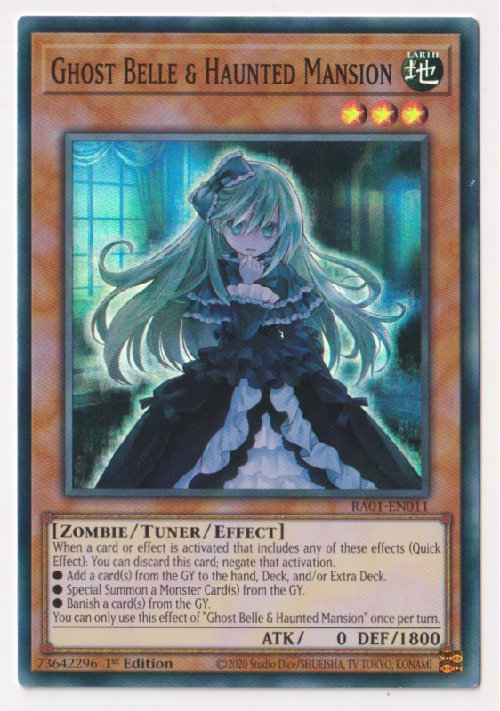 Ghost Belle & Haunted Mansion (Super Rare) : RA01-EN011 - Yu-Gi-Oh ...