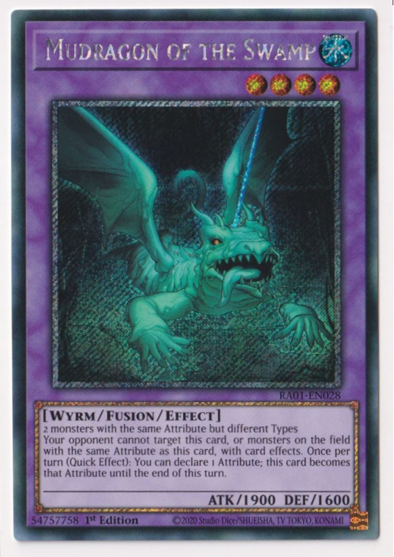 Mudragon of the Swamp (Platinum Secret Rare) : RA01-EN028 - Yu-Gi-Oh! Single Card