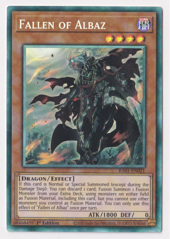 Fallen of Albaz (Collector's Rare ) : RA01-EN021 - Yu-Gi-Oh! Single Card