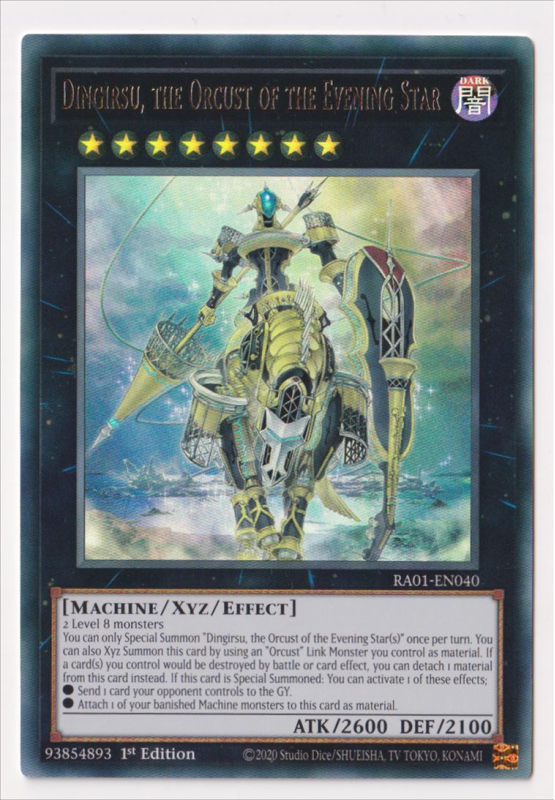 Dingirsu, the Orcust of the Evening Star (Ultra Rare) : RA01-EN040 - Yu ...