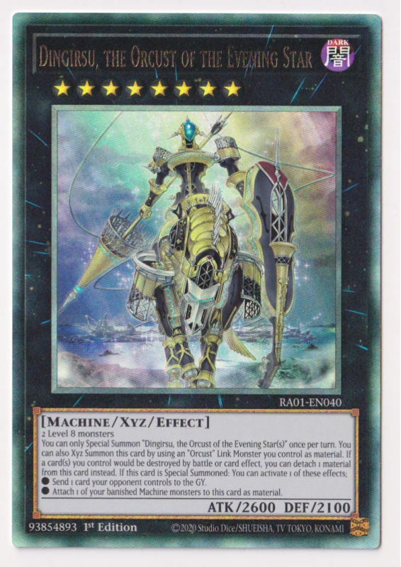 Dingirsu, the Orcust of the Evening Star (Ultimate Rare) : RA01-EN040 ...