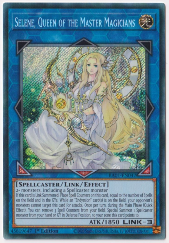 Selene, Queen of the Master Magicians (Secret Rare) : RA01-EN047 - Yu ...