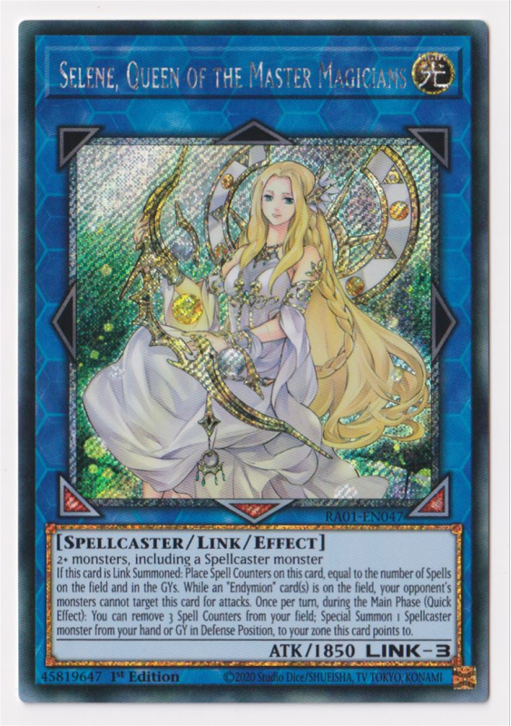Selene, Queen of the Master Magicians (Platinum Secret Rare) : RA01 ...