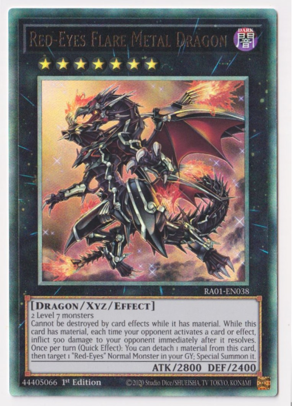 Red-Eyes Flare Metal Dragon (Ultimate Rare) : RA01-EN038 - Yu-Gi-Oh ...