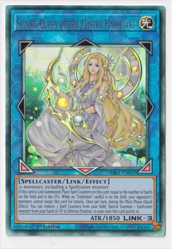 Selene, Queen of the Master Magicians (Ultimate Rare) : RA01-EN047 - Yu ...