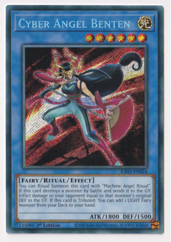 Cyber Angel Benten (Secret Rare) : RA01-EN024 - Yu-Gi-Oh! Single Card