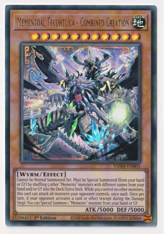 Mementoal Tecuhtlica - Combined Creation (Ultra Rare) : VASM-EN001 - Yu-Gi-Oh! Single Card