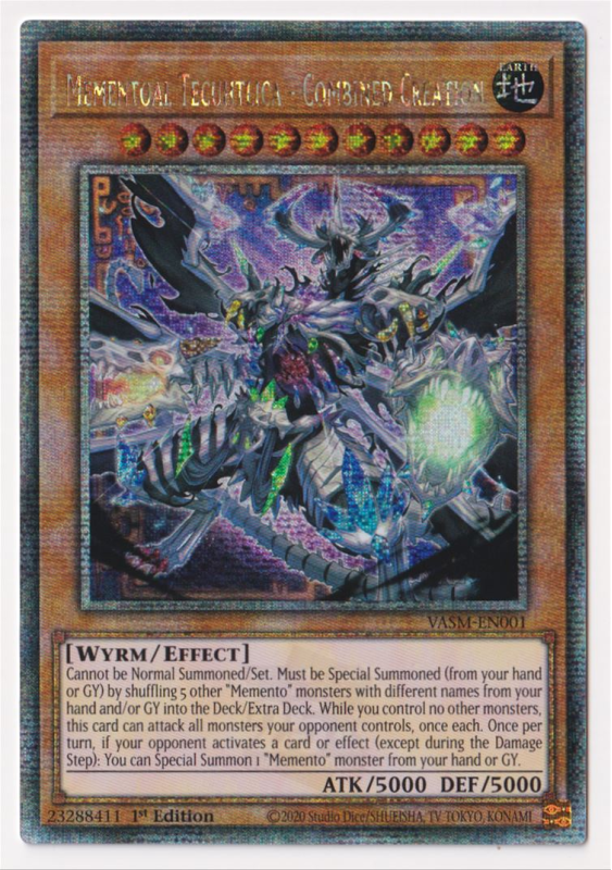 Mementoal Tecuhtlica - Combined Creation (Quarter Century Secret Rare) : VASM-EN001 - Yu-Gi-Oh ...