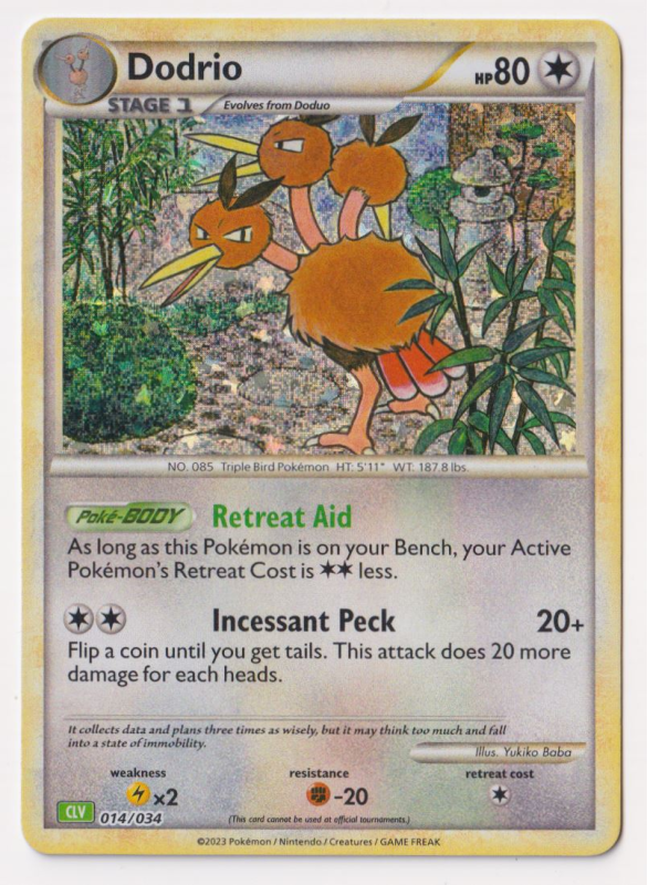 Dodrio : Venusaur & Lugia ex Deck - Pokemon Trading Card Game Classic ...