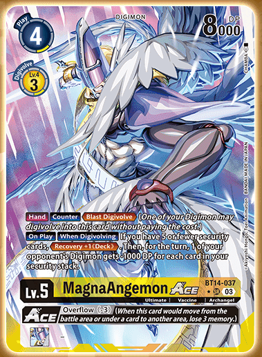 MagnaAngemon ACE (ENGLISH EXCLUSIVE ALTERNATIVE ART) : BT14-037 BLAST ...