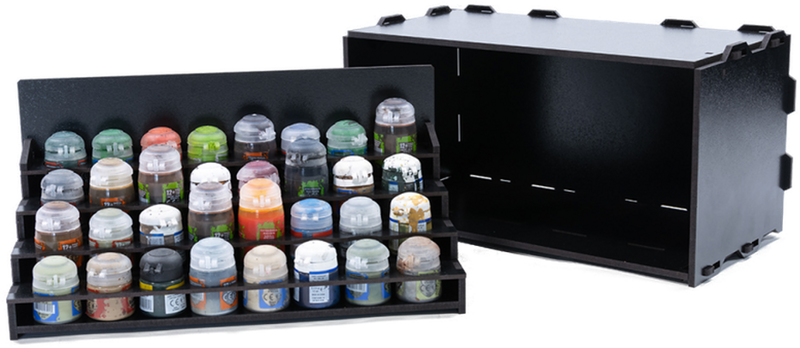 Black Rack: Extendable Paint Shelf (Citadel)(Farbregal Ausziehbar)