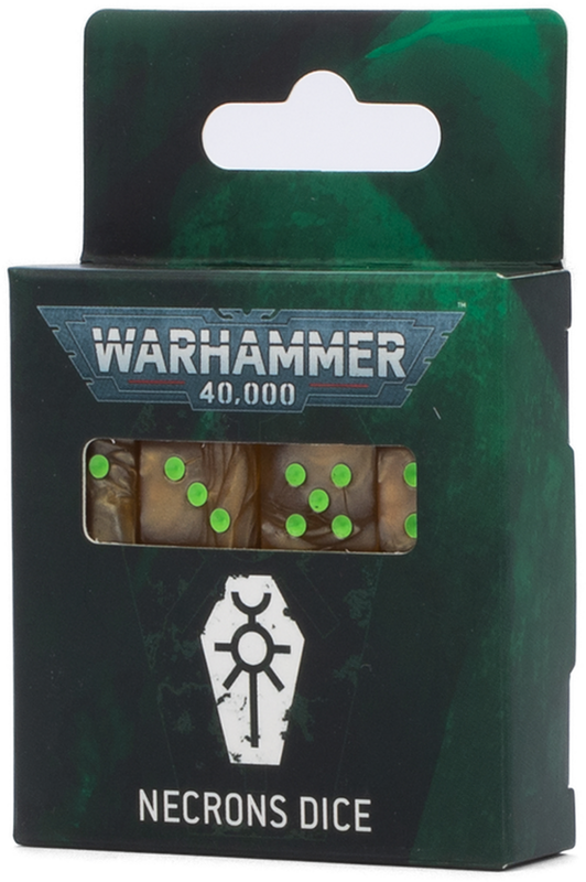 Warhammer 40K : Necrons Dice Set | Chaos Cards