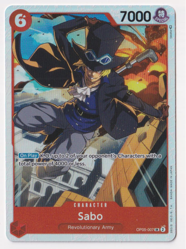 Sabo : OP05-007 AWAKENING OF THE NEW ERA - One Piece Single Card
