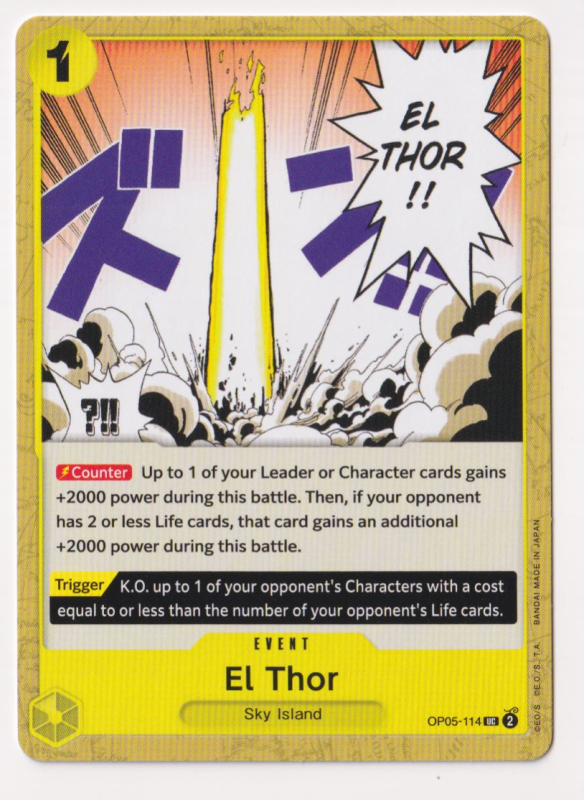 El Thor : OP05-114 AWAKENING OF THE NEW ERA - One Piece Single Card
