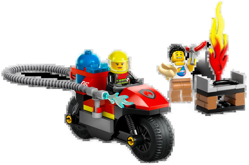 Fire Rescue Motorcycle | LEGO | 60410 | Chaos Cards