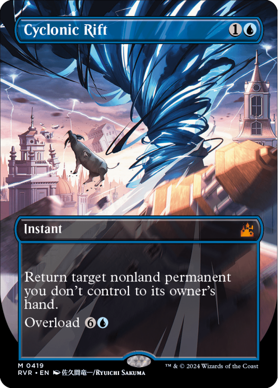 Cyclonic Rift (BORDERLESS ANIME) : 0419 RAVNICA REMASTERED - Magic the ...